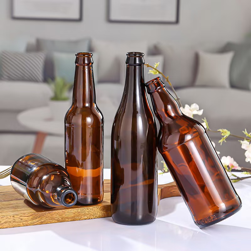 How are glass beer bottles produced Factory China